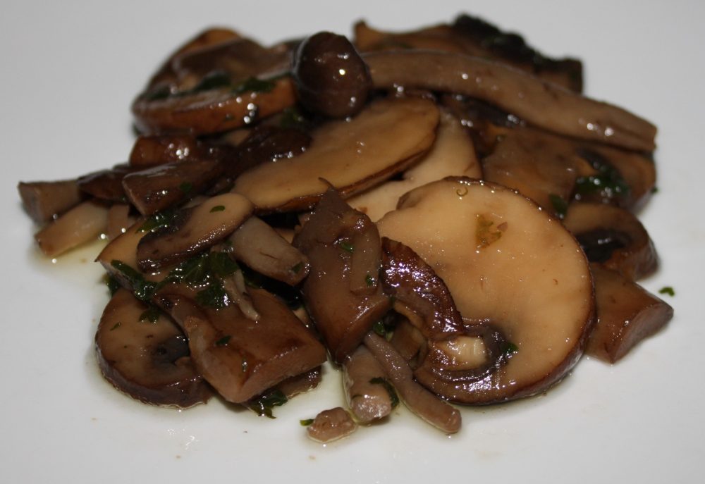 Setas confitadas – Cocinando con Marieta